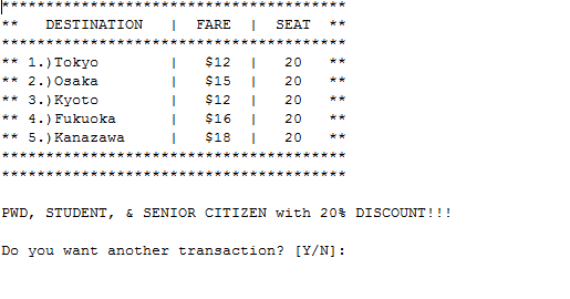 Simple Bus Ticketing System In Java Free Source Code Sourcecodester
